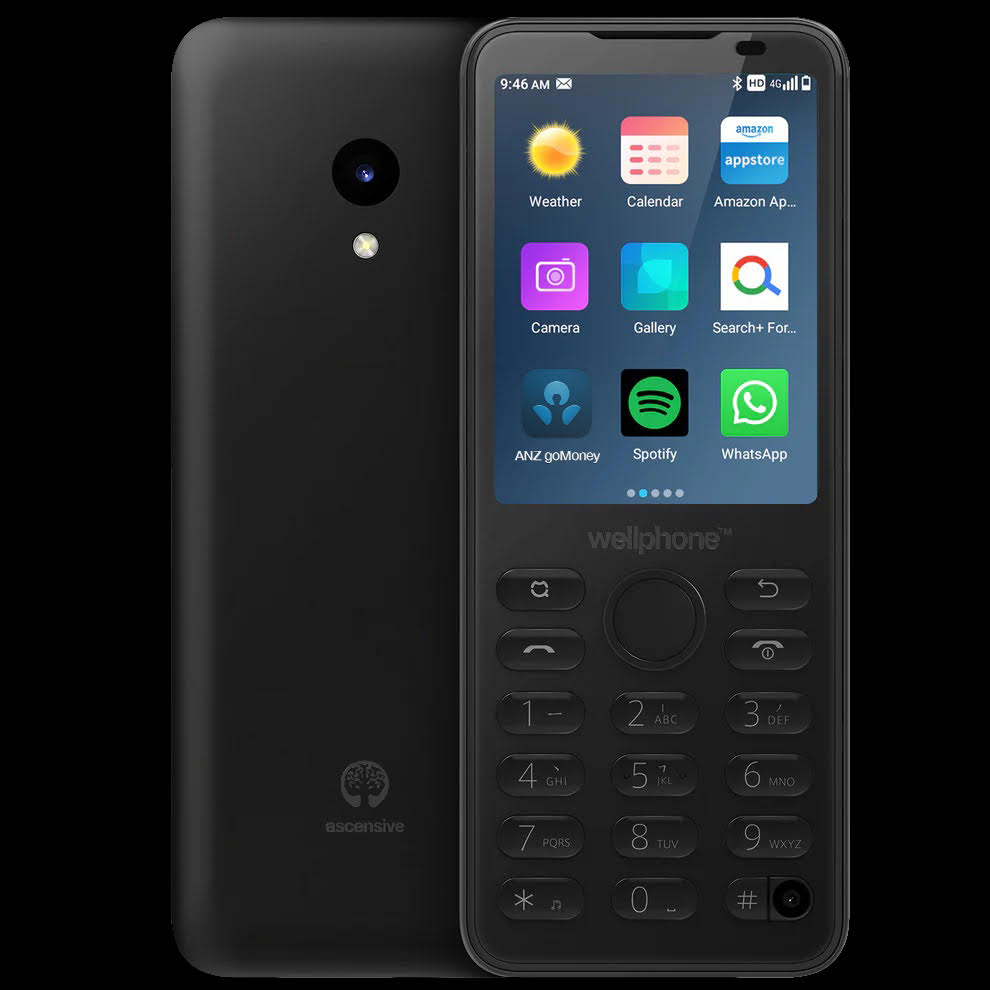 Wellphone - Featuring access to Spotify, Messenger, mobile banking apps ...